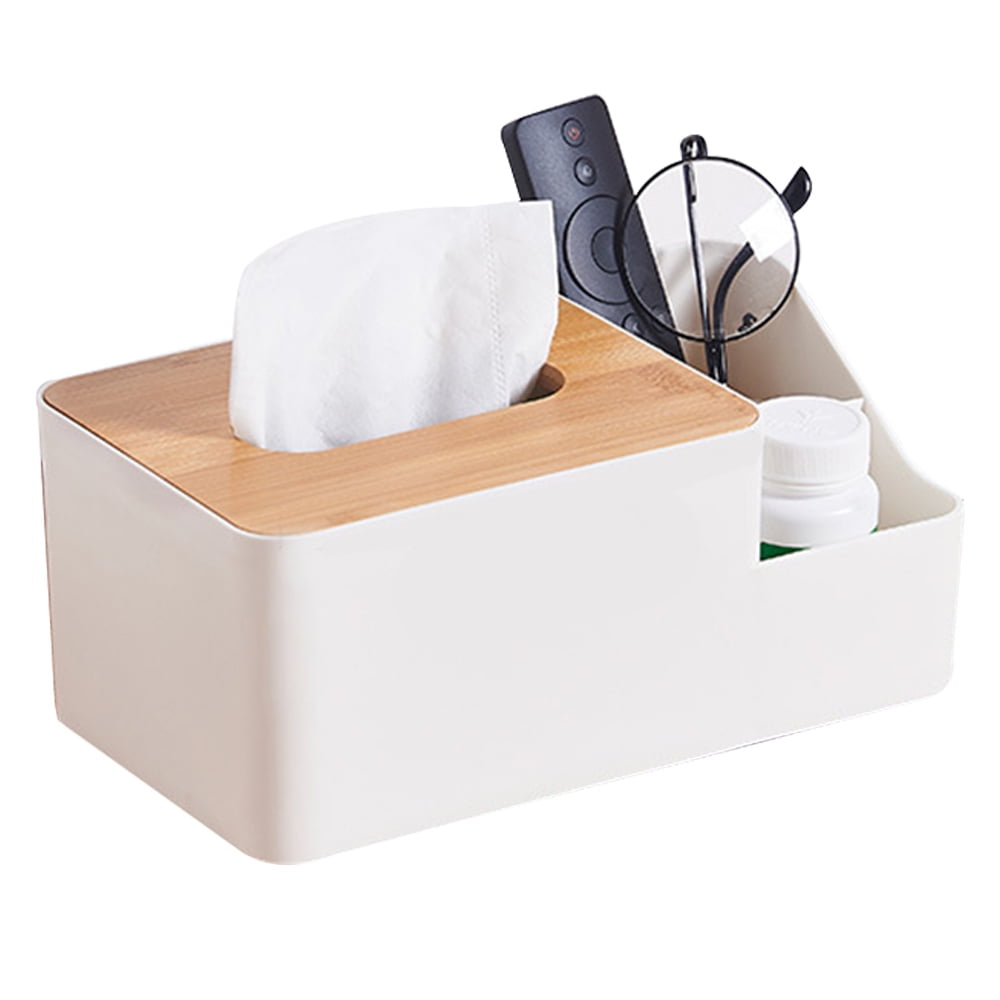 Desktop tissue box, living room storage box, household roll tissue box ...