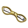 Bradem Gold Lightweight Figure Eight Folding Scissors, Travel Scissors ...