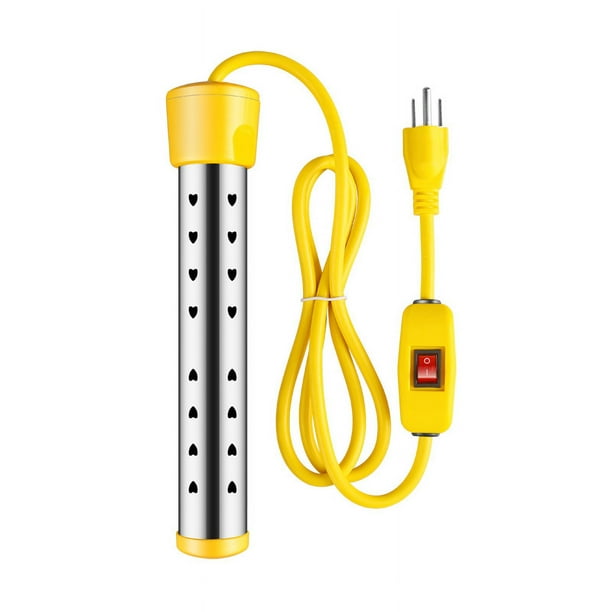 Immersion Water Heater, 1500W Electric Submersible Water Heater with ...