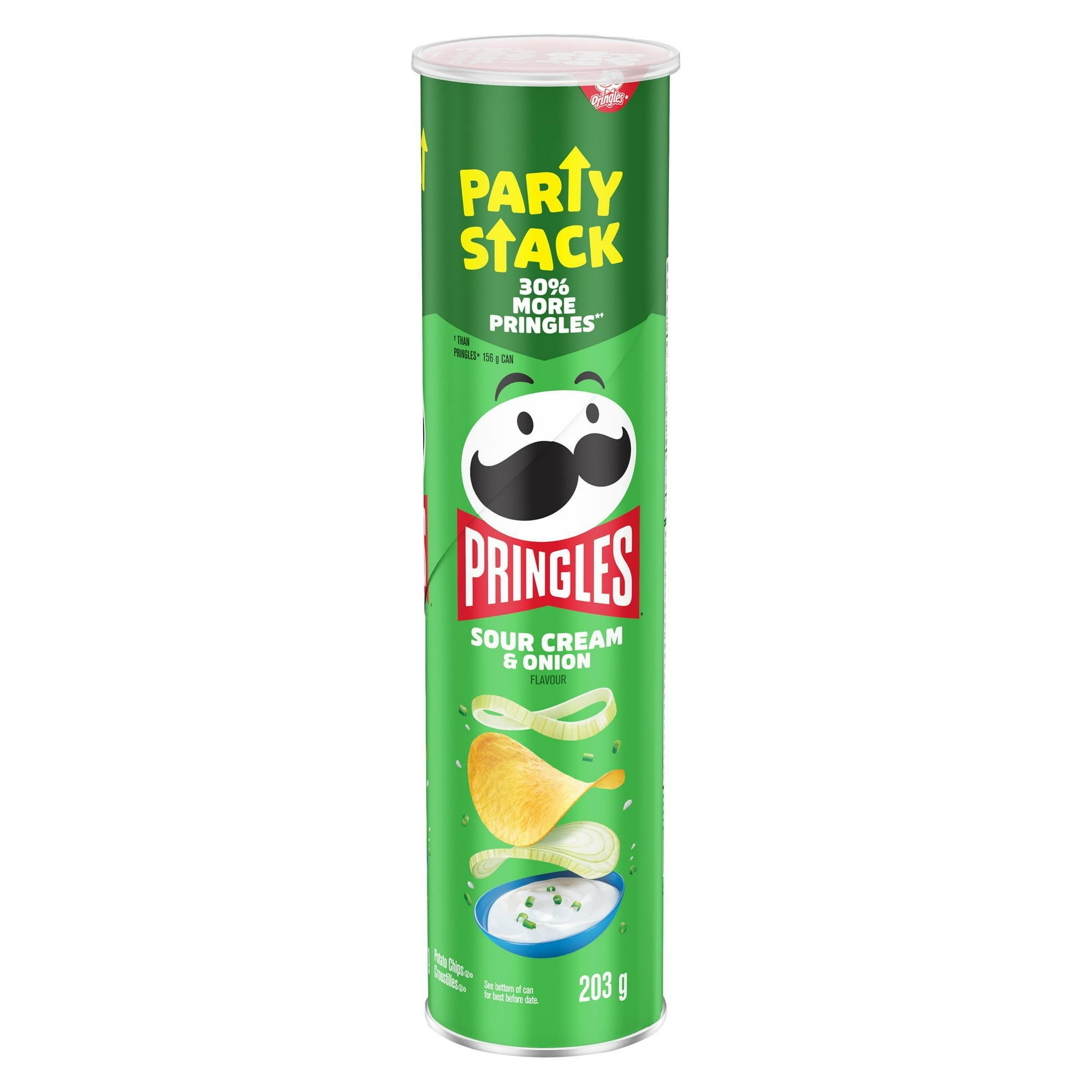 Click here for Pringles Party Stack Can Sour Cream & Onion Flavou... prices