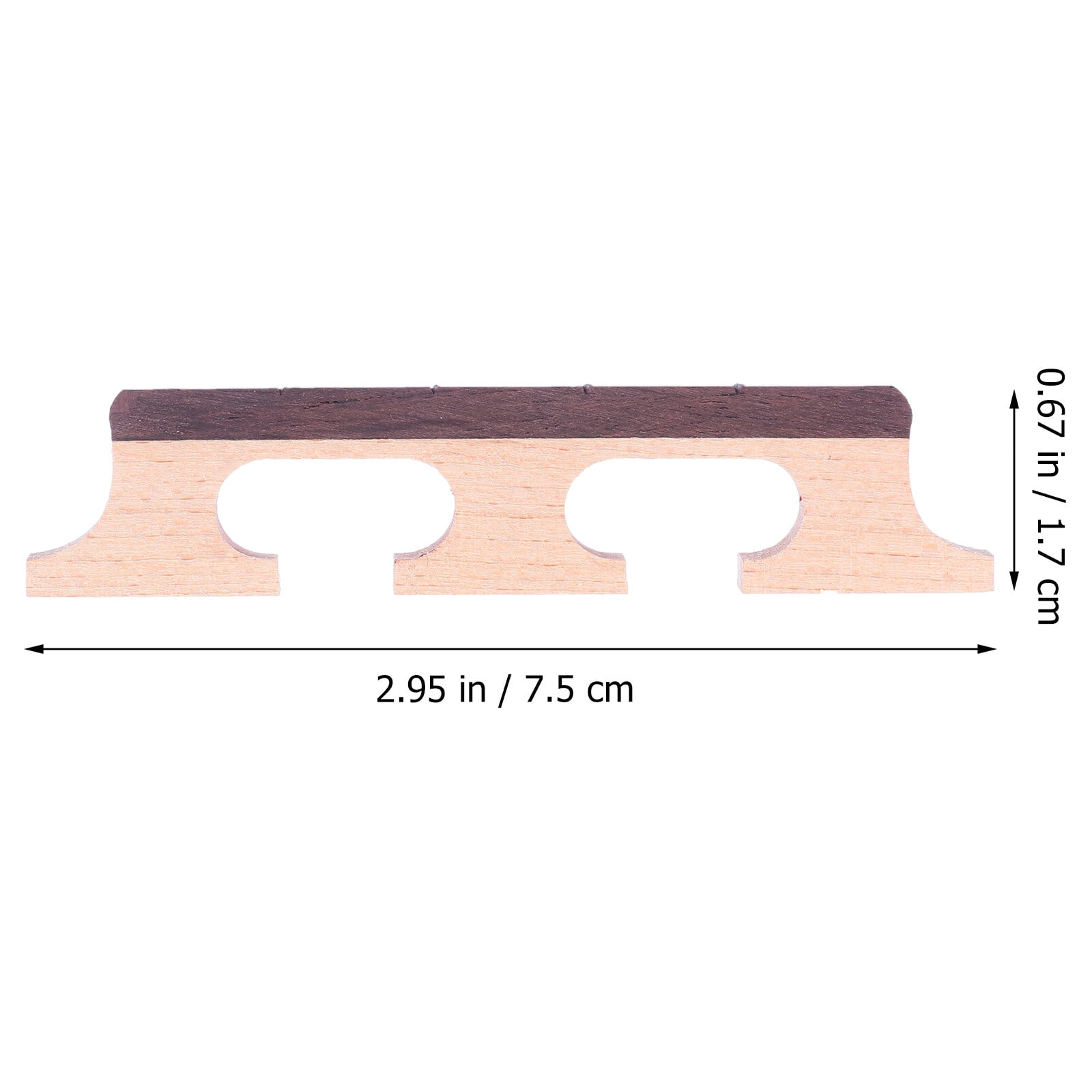 Banjo Bridge Replacement Rosewood Maple Three Legged 4-string Guitar ...