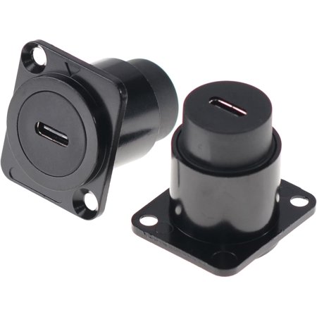 HangTon 2-Pack USB C Type C Panel Coupler Adapter Waterproof Circular ...