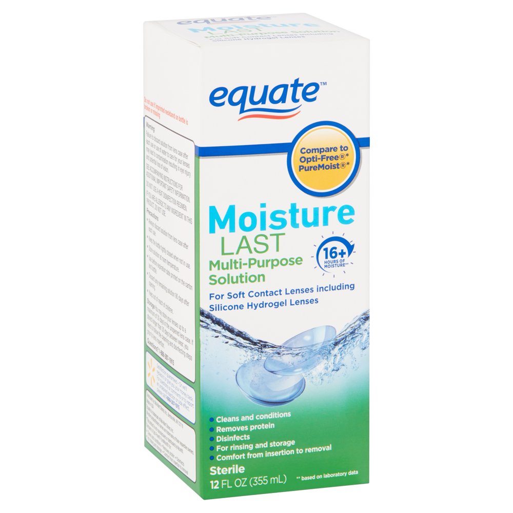 Equate Moisture Last Multi-Purpose Solution, 12 fl oz - Walmart.com ...