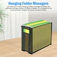 FUYGRCJ Metal Hanging File Organizer,Desktop Mesh File Folder Box File ...