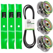 8TEN Deck Outer Center Spindle Set for Bunton Bobcat ZT220 ZT223 ...