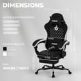 Gaming Chair with Massage,Ergonomic PC Gaming Chair Computer Chairs ...