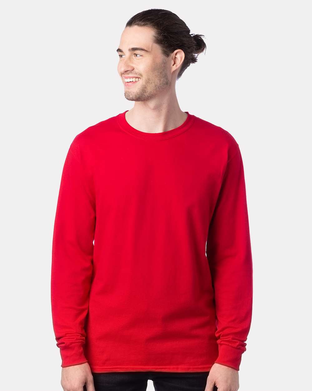 Hanes Essential Long Sleeve T-Shirt for Men - Walmart.com