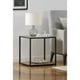 Ameriwood Home Canton Accent Table with Metal Frame, Cherry - Walmart.com