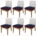 Cauagu Futuristic Purple Panther for Dining Chair Seat Covers ...