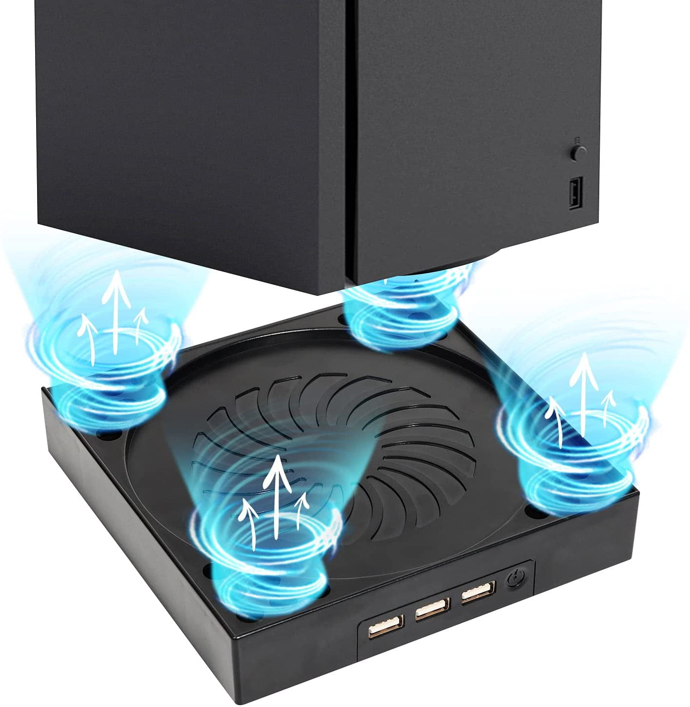 Cooling Fan for Xbox Series, Xbox Series X Stand Cooler with 3-Port USB ...