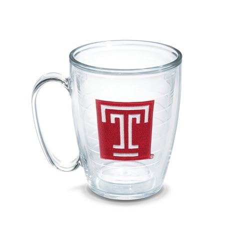 Tervis Temple University Emblem Individually Boxed Mug, 16 oz, Clear ...