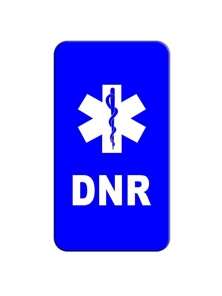 DNR Do Not Resuscitate - Medical Emergency - Star of Life Lapel Hat Pin ...