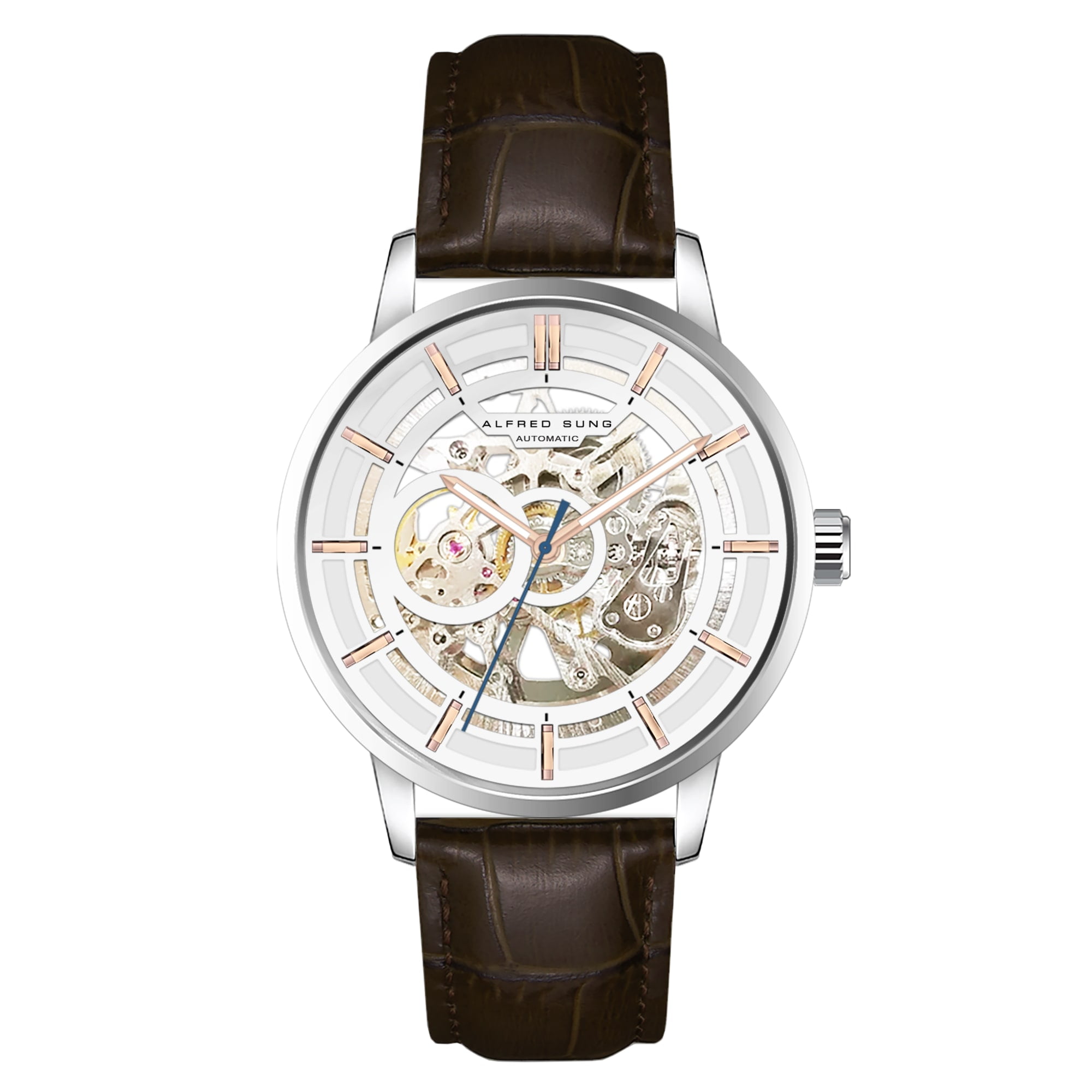 Click here for Alfred Sung Automatic Iii Skeleton Dial Mens Watch... prices