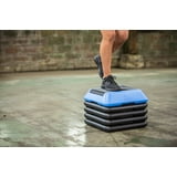 The Step High Step Aerobic Platform with High Step Blue Aerobic ...