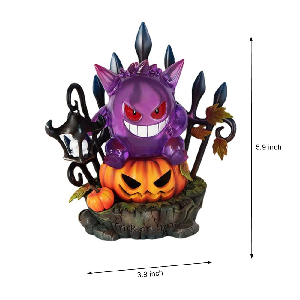 Buy Heitepabg Halloween Pumpkin Gengar King-Pokemon Pumpkin Lights ...