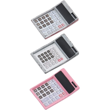 Mini Calculator Model Dollhouse Stationery: Miniature Calculators Toy ...