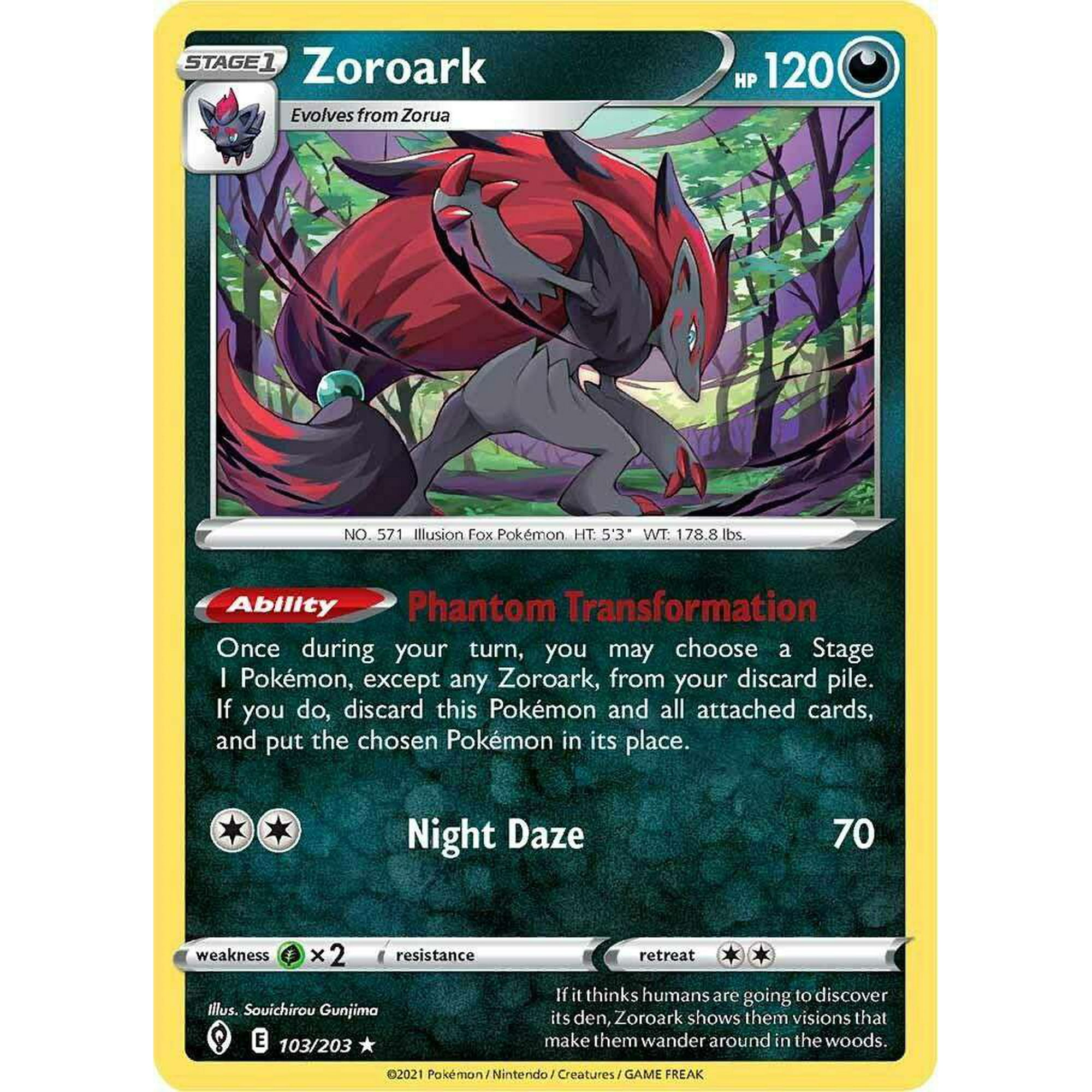 Pokemon Zoroark Card Ex