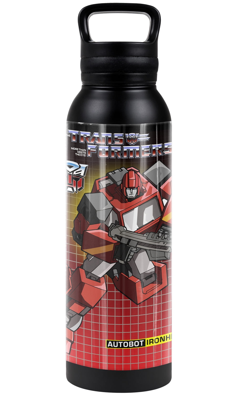 Transformers Official Ironhide Black 24 oz Insulated Canteen Water ...