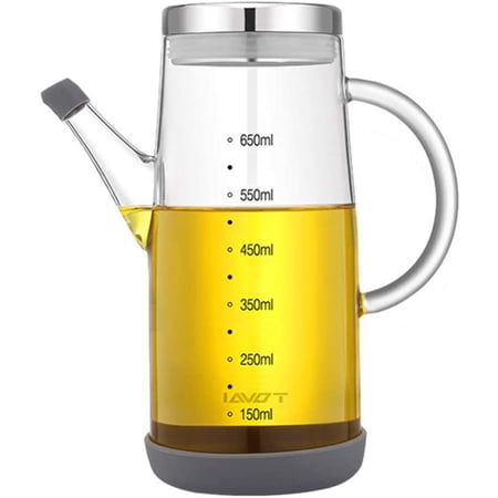 Glass Oil Pitcher, Glass Soy Sauce Dispenser Oil and Vinegar Bottles ...