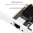 2X 2.5Gbps Gigabit Network Adapter PCI-E 2.5G Network Card RJ45 LAN ...
