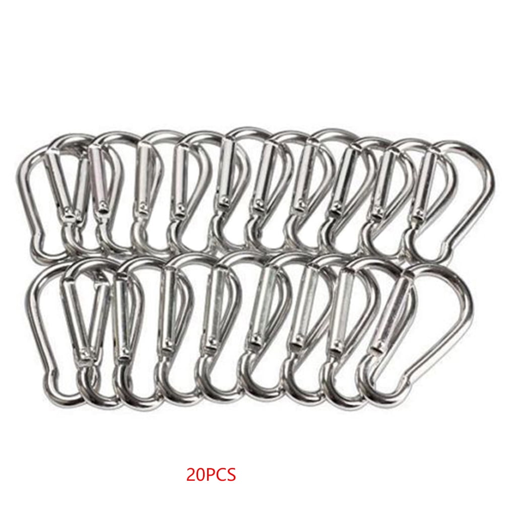 Click here for Outdoorline 20pcs/Set D-Shaped Carabiner D-Ring Li... prices