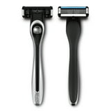 BIC Us 5-Blade Unisex Razor Starter Kit for Men and Women, Silver ...
