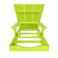 WestinTrends Shoreside Poly Reclining Chaise Lounge for Outdoor, Patio ...
