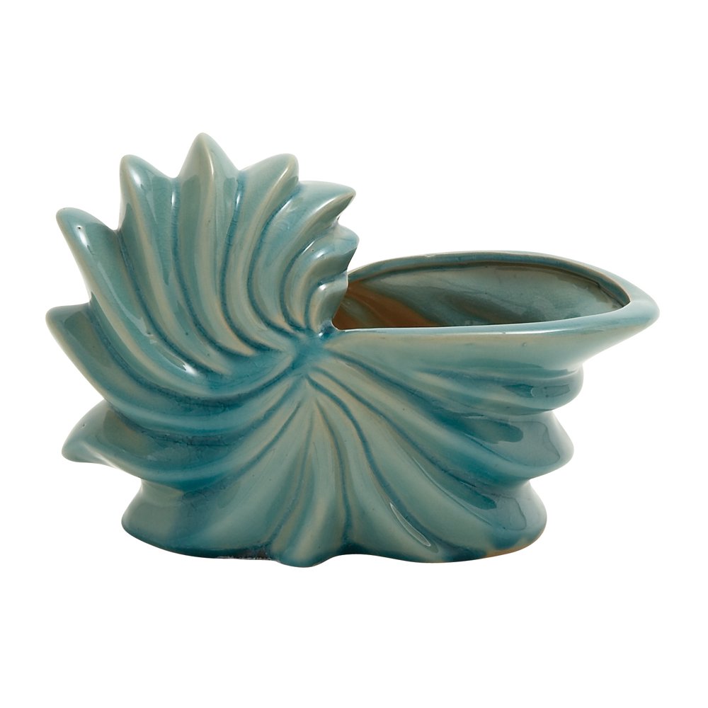 Beautiful Ceramic Seashell Planter - Walmart.com - Walmart.com