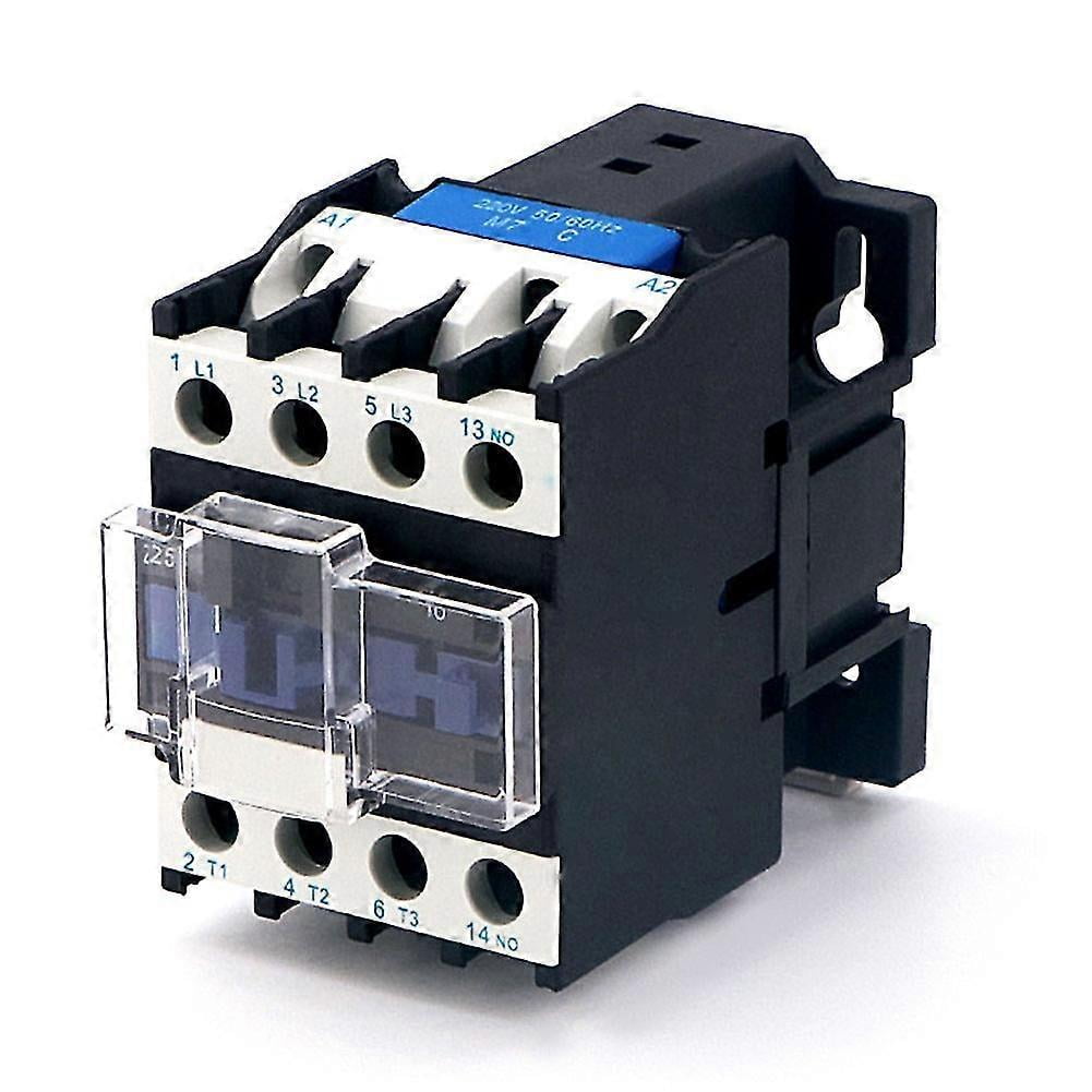 Contactor de CA de relé para montaje en riel DIN, trifásico, 3 polos ...