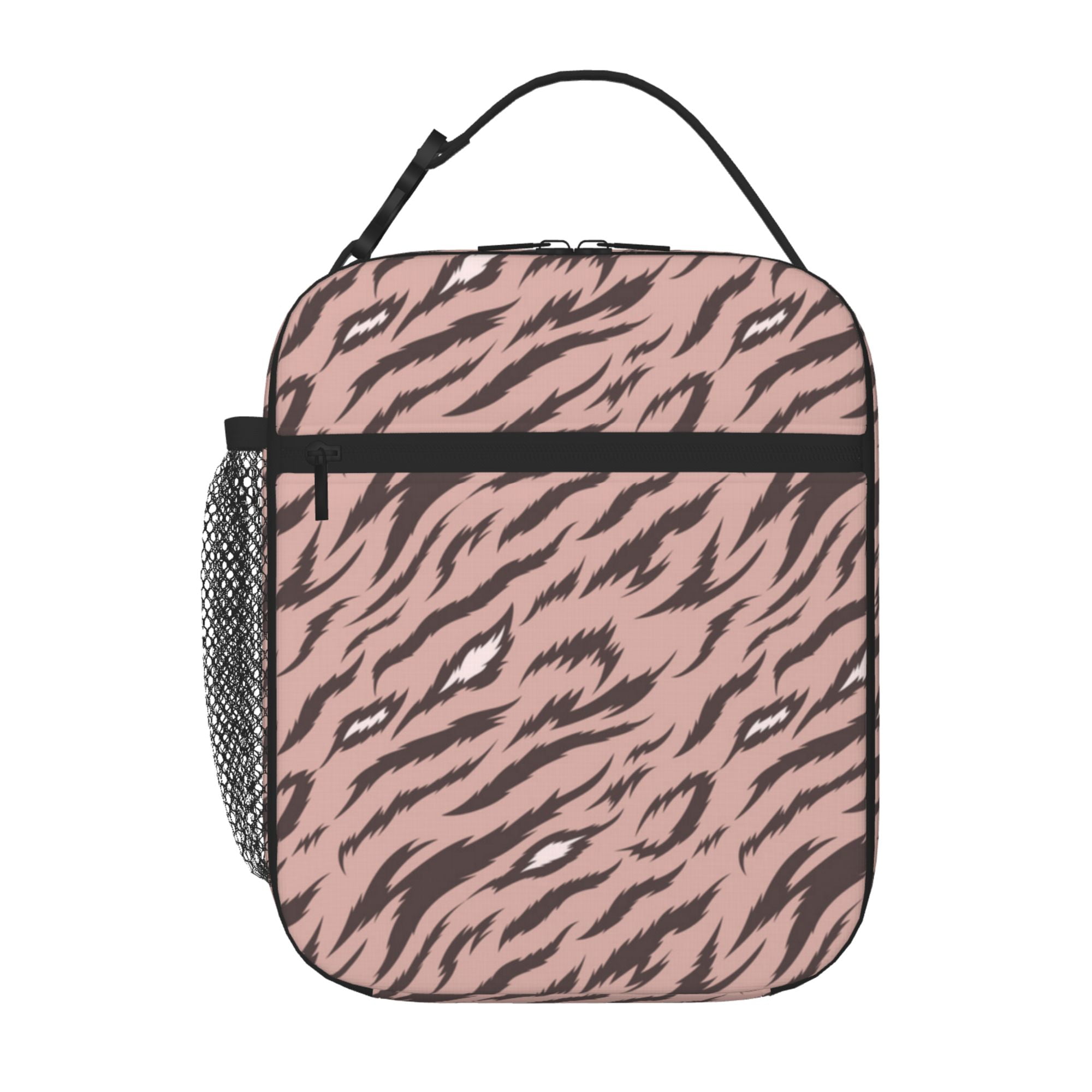 TEQUAN Portable Lunch Bag, Fashion Leopard Print Pastels Pattern ...