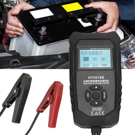 Battery Tester, HT2018B Digital Car Battery Load Tester Automotive ...