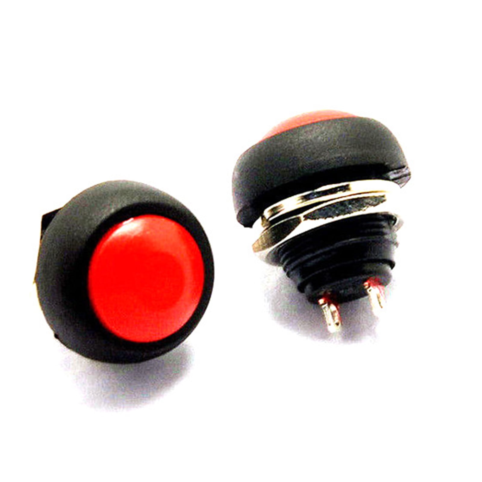 XWQ PBS-33B 12mm Waterproof Momentary Push Button Mini ON/Off Rest ...