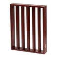 Home District Freestanding Pet Gate Real Wood 3-Panel Tri Fold Folding ...