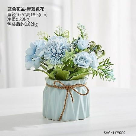 Nordic Simulation Plant Potted Green Plants Fake Flower Decoration ...