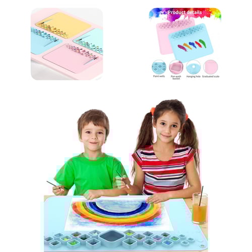 Silicone Drawing Pad Large Paint Grids with Scale Multifunctional Non ...