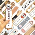 30pcs Cute Cartoon Animals Dogs Paper Bookmarks DIY Library Office ...