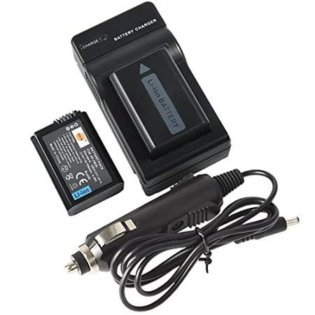 DSTE Replacement for 2X NP-FW50 Battery + DC107 Travel and Car Charger ...