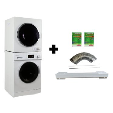 Equator Pro Ultra Compact 110V Set Washer 13lbs+Vented Digital Dryer 2. ...