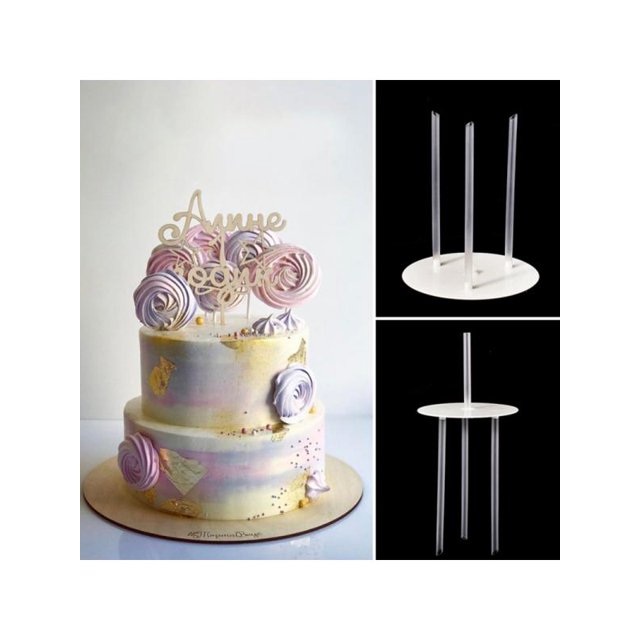 Dragonus Multi-layer Cake Stands Support Frame Spacer Round Piling ...