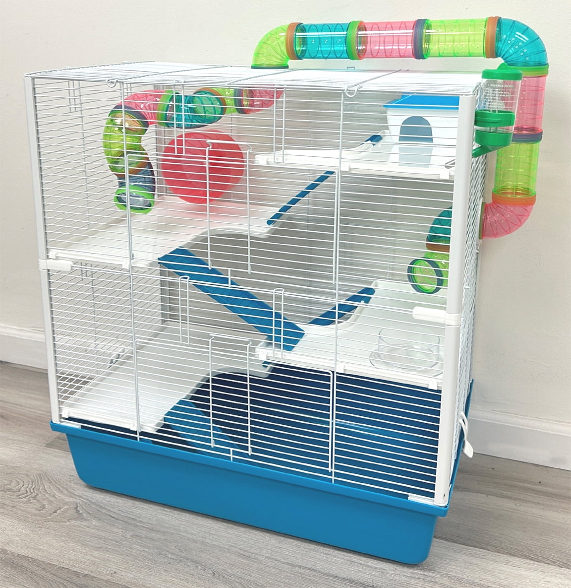 EXTRA LARGE Deluxe 5-Story Hamster Mansion Mouse Habitat Gerbil House ...