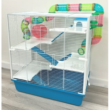 23" LARGE 3-Levels Hamster Mansion Mouse Habitat Home Small Animal ...