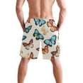 Butterflies with Beautiful Colors Men's Swim Trunks Beach Shorts ...