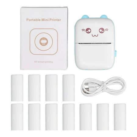 Thermal Printer USB Charging 200dpi Resolution Bluetooth Connection ...