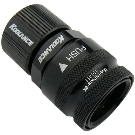 Koolance QD4-FS13X19-BK QD4 Female Quick Disconnect No-Spill Coupling ...