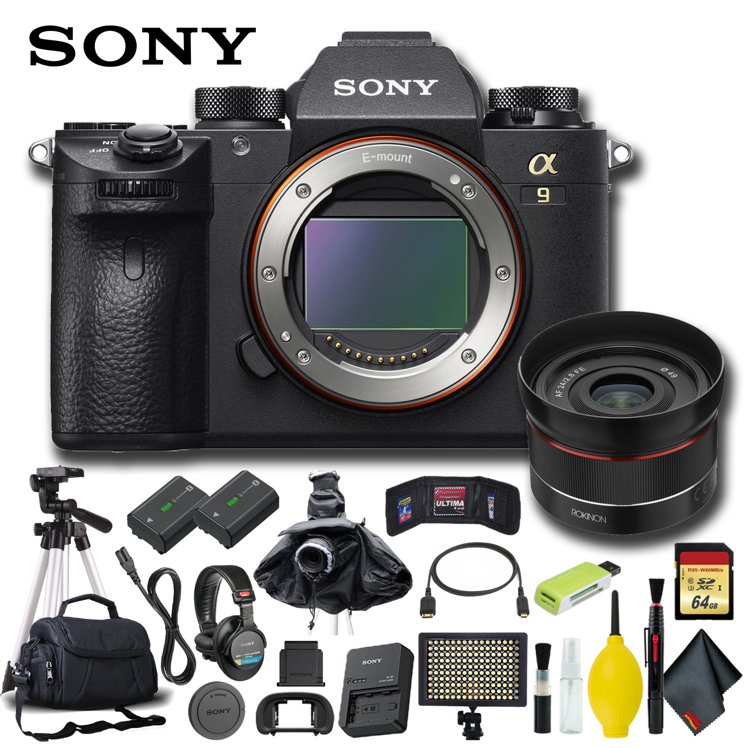 Sony Alpha a9 Mirrorless Digital Camera Pro Bundle - Walmart.com