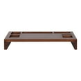 Kate and Laurel Wood Monitor Stand, 26x10.5x4, Walnut Brown, Desk ...