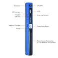 iScan Portable Wireless Scanner, A4 Size, 900DPI, JPG/PDF, LCD Display ...