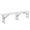 Ktaxon 6' Portable Foldable Bench, Ideal for Outdoor Party, Picnic ...