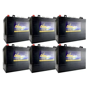 Crown CR-220 Group GC2 6V 220 AH Battery X4 - Walmart.com