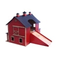 AmishToyBox.com Large Pennsylvania Bank Barn Toy, Deluxe Wooden Design ...